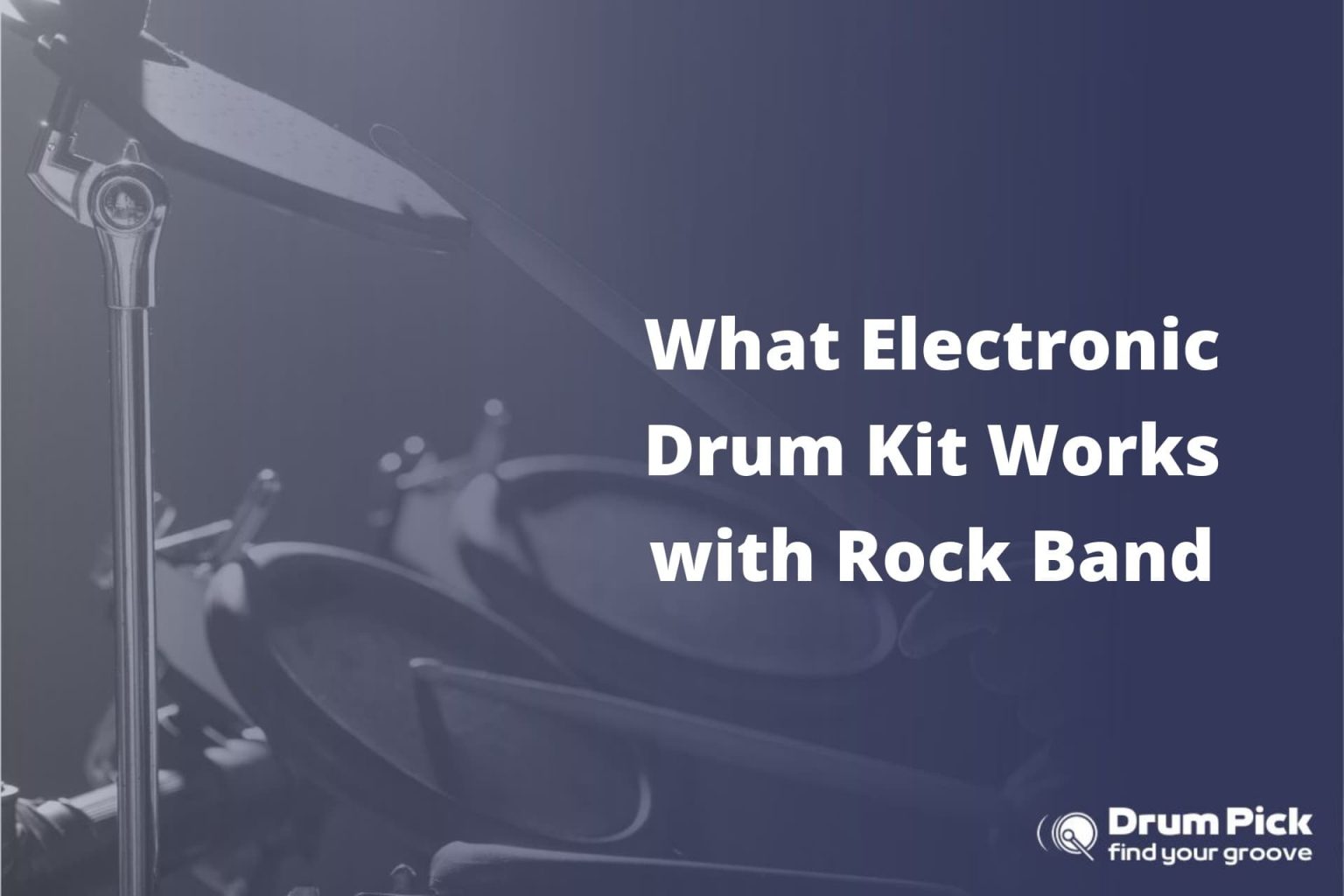 Electronic Drum Tutorial For Beginners Drum Pick